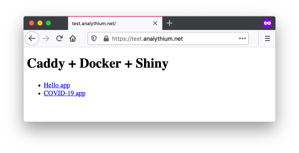 Host Shiny Apps With Docker R Bloggers