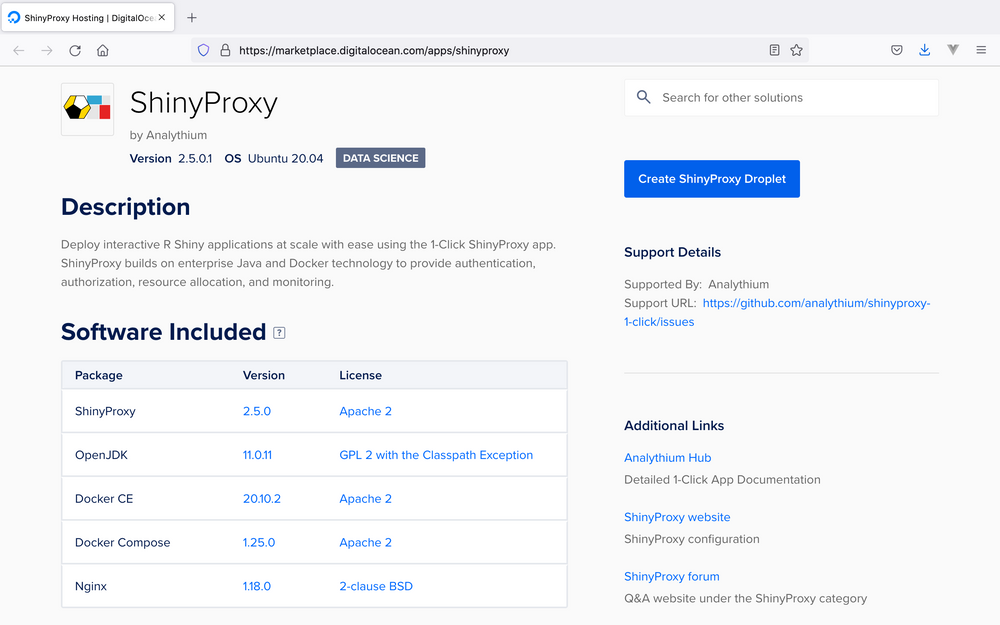 ShinyProxy 1-click App | R-bloggers