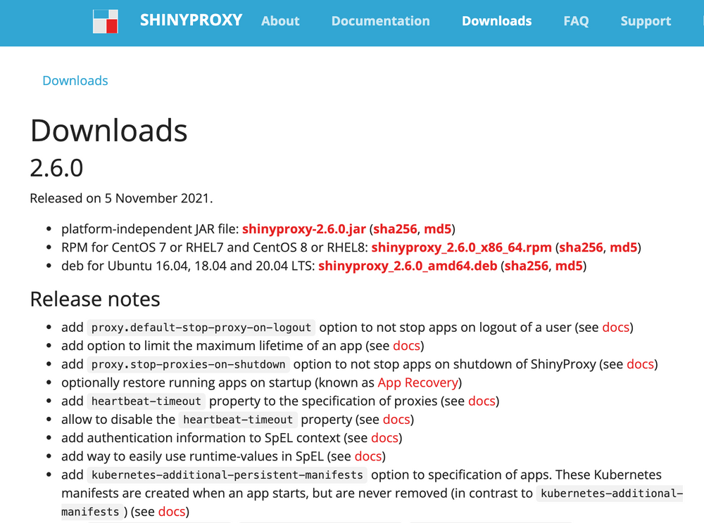 What Is New in ShinyProxy 2.6.0 | R-bloggers