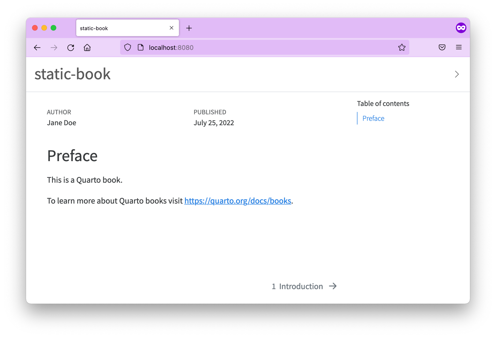 How to Set Up Quarto with Docker, Part 1: Static Content
